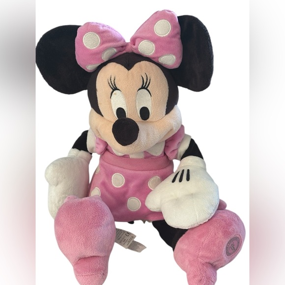 Disney | Toys | Disney Minnie Mouse Pink Plush Toy | Poshmark